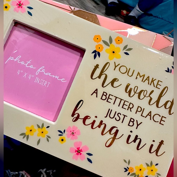 Other | 4x4 Elegant Inspiration Frame | Poshmark